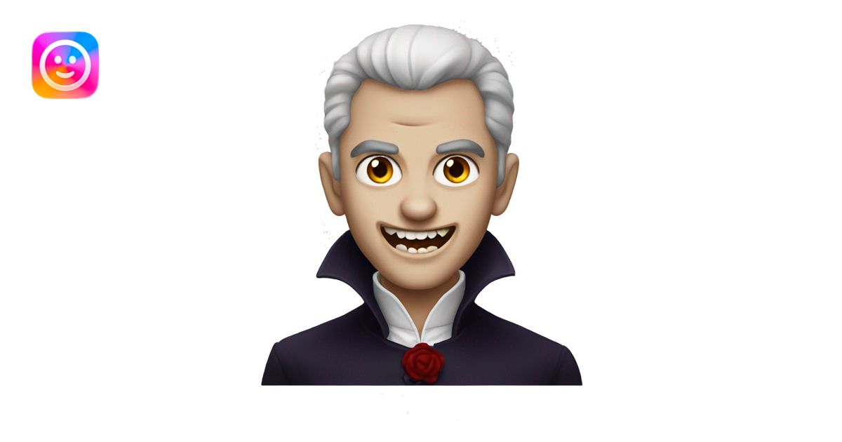 Vampire emoji | AI Emoji Generator
