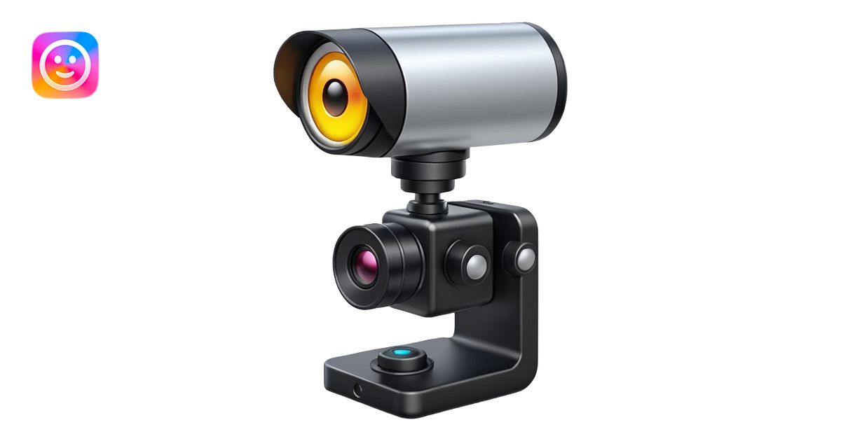 sensor with a camera and a tracking sensor emoji | AI Emoji Generator