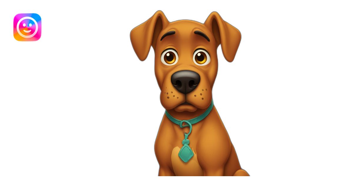 sad scooby doo emoji | AI Emoji Generator