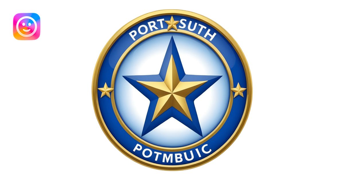 portsmouth fc badge emoji | AI Emoji Generator