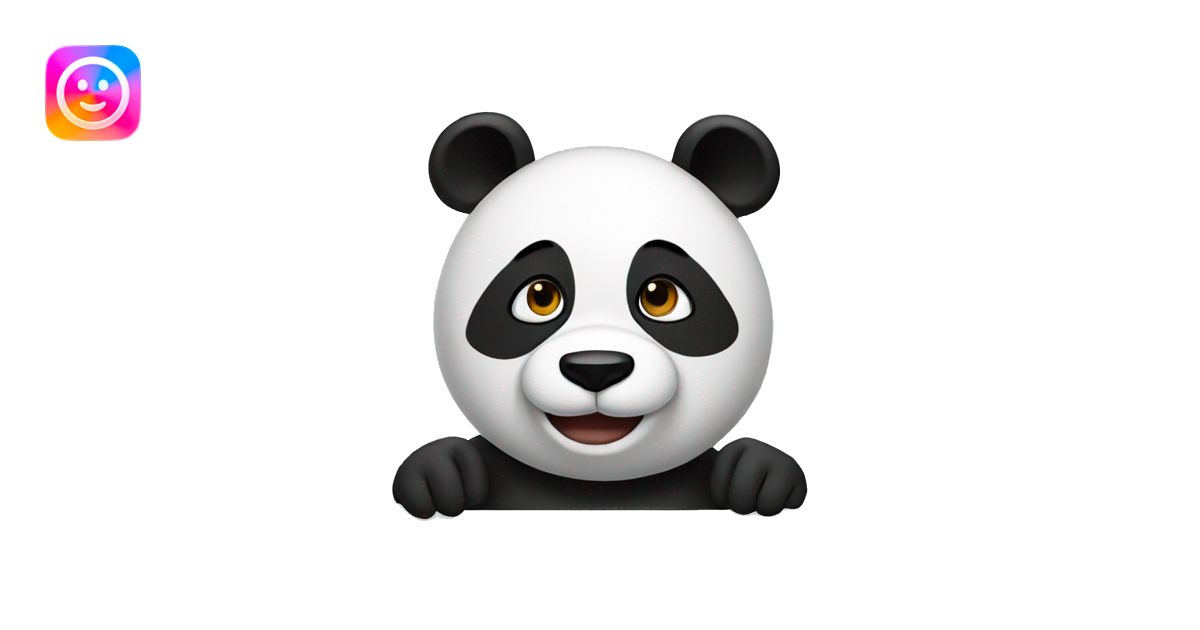 goodbye panda emoji | AI Emoji Generator