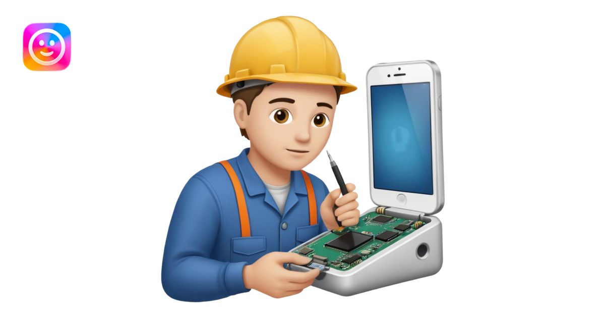 repairing an electronic device emoji | AI Emoji Generator