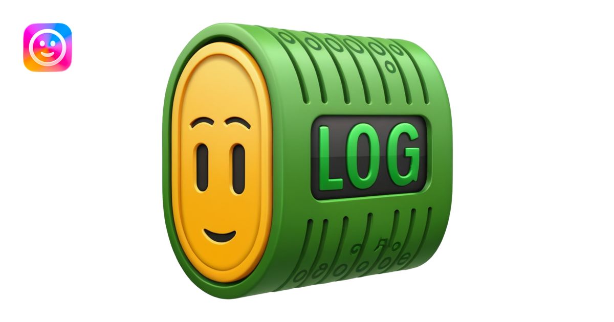 log file emoji | AI Emoji Generator