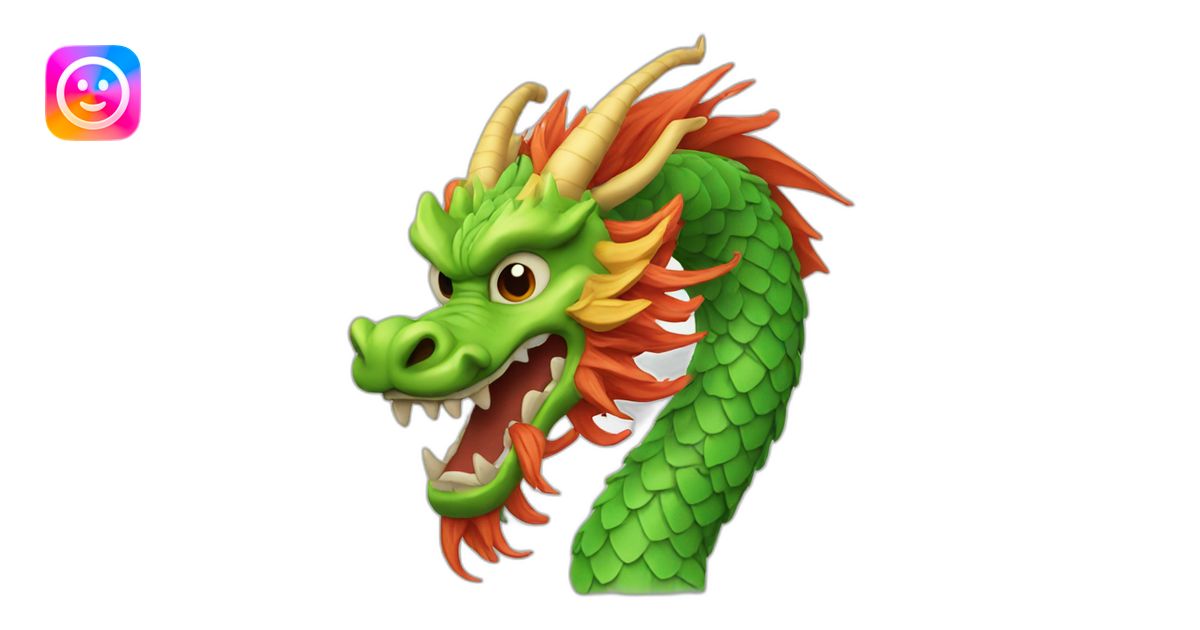 Chinese dragon emoji | AI Emoji Generator