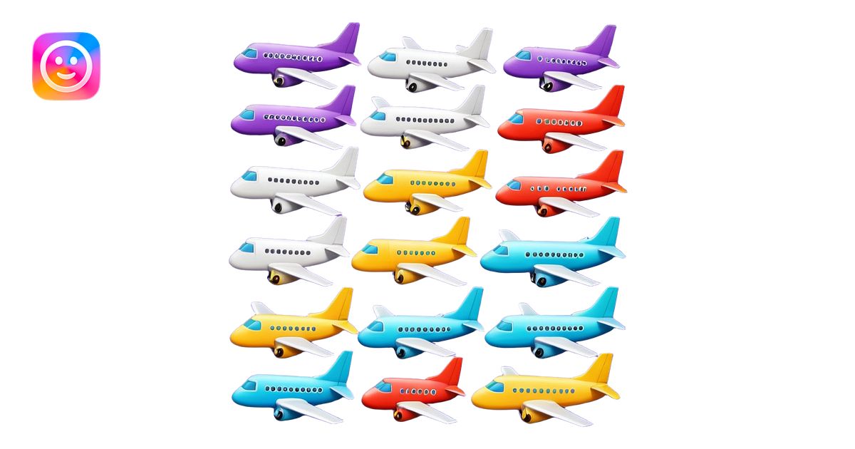 Twitch channel emojis for an aviation themed discord emoji | AI Emoji ...