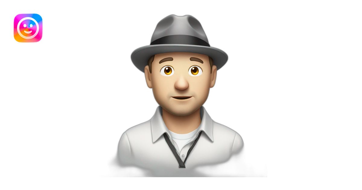 tim robinson wearing a grey fedora white shirt only looking scared and ...