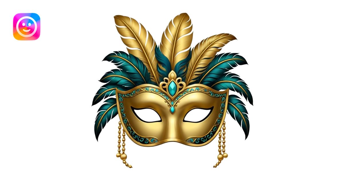 masquerade mask emoji | AI Emoji Generator