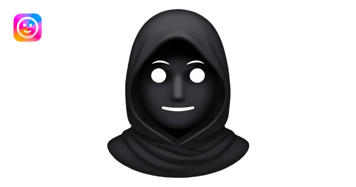 shadow with no face but only a sillhouette emoji | AI Emoji Generator