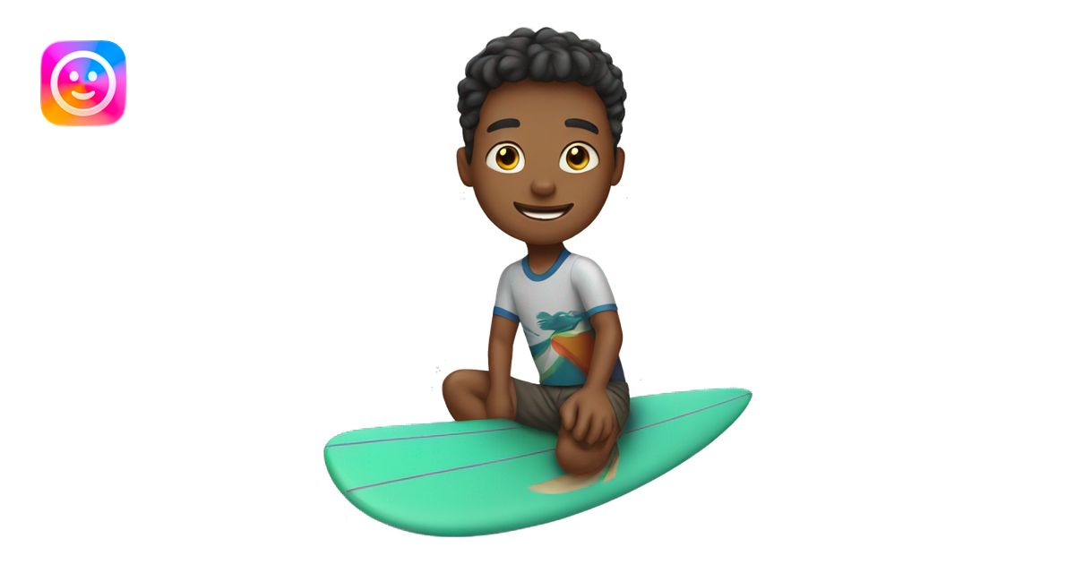 boy on surfboard emoji | AI Emoji Generator