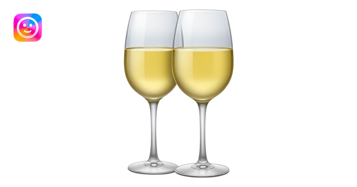 a glass of white wine emoji | AI Emoji Generator