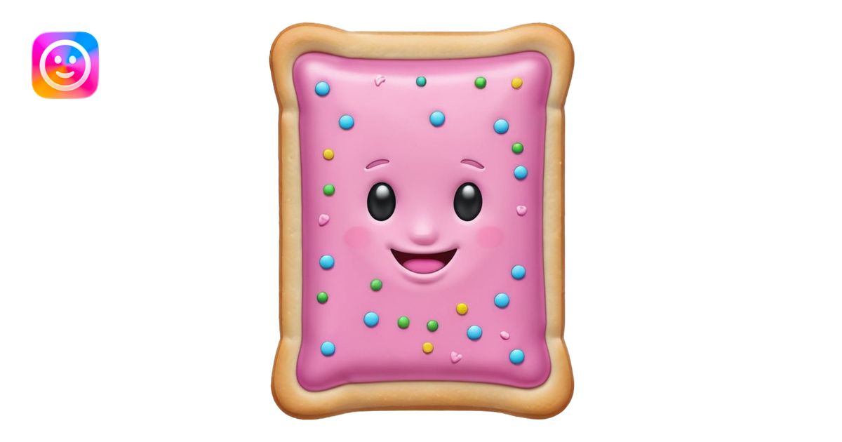 Make me a pop tart emoji that i can copy and paste in a text box emoji ...