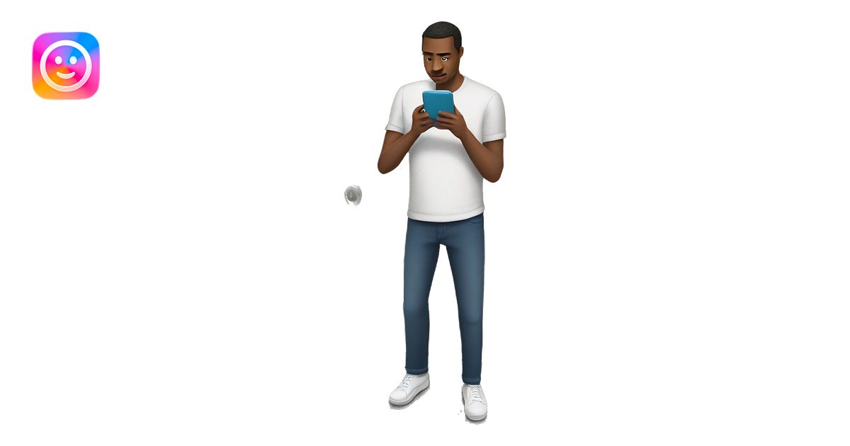 man checking messages at door emoji | AI Emoji Generator