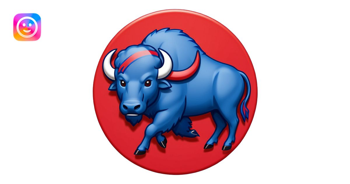 Buffalo bills logo emoji | AI Emoji Generator