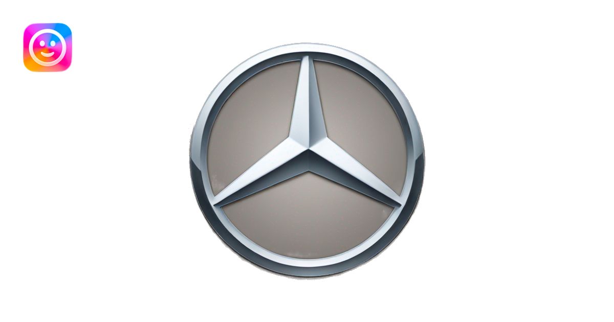Mercedes logo emoji | AI Emoji Generator