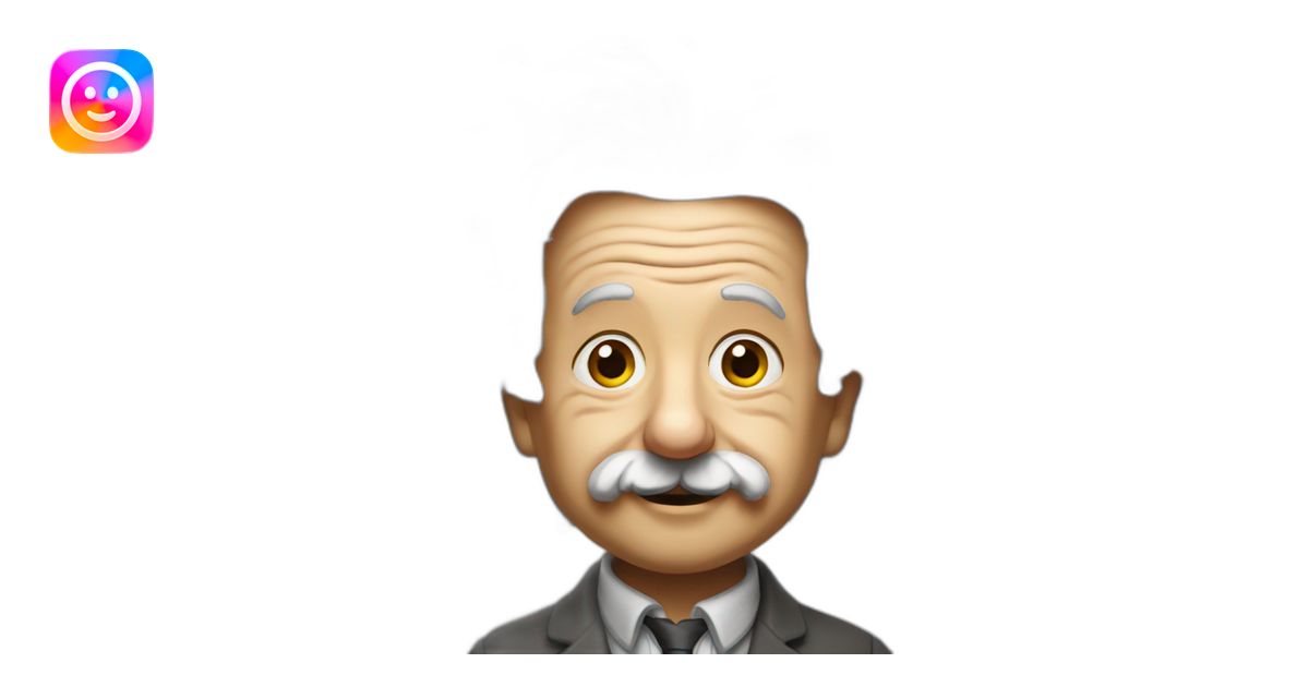Albert Einstein emoji | AI Emoji Generator