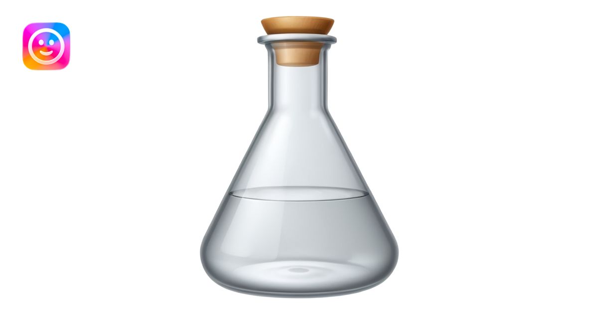 Empty flask emoji | AI Emoji Generator