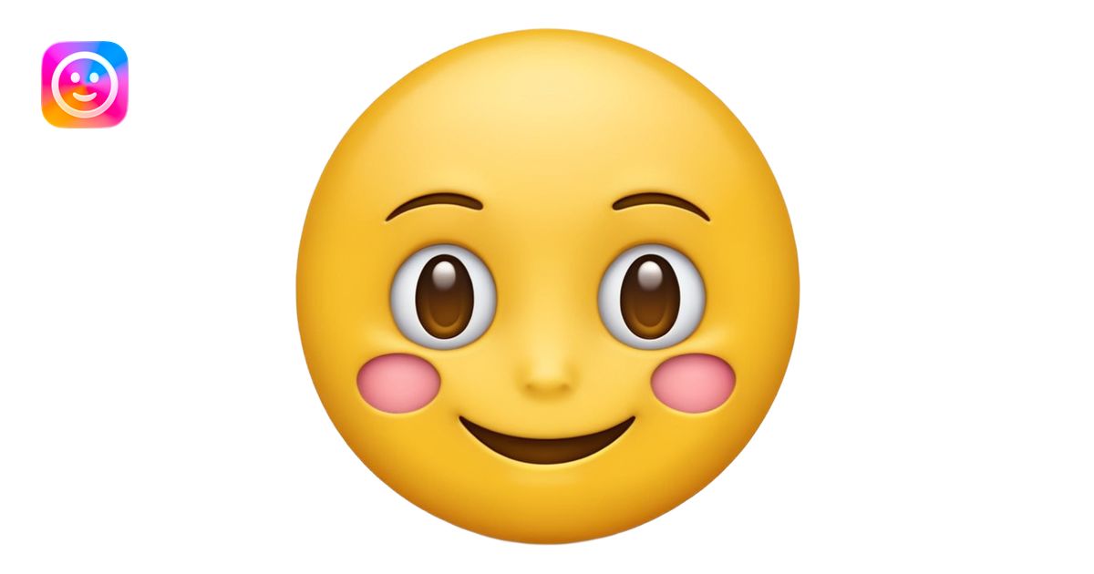 Yellow emoji making a smug look face emoji | AI Emoji Generator