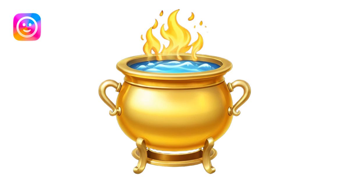 golden Cauldron emoji | AI Emoji Generator