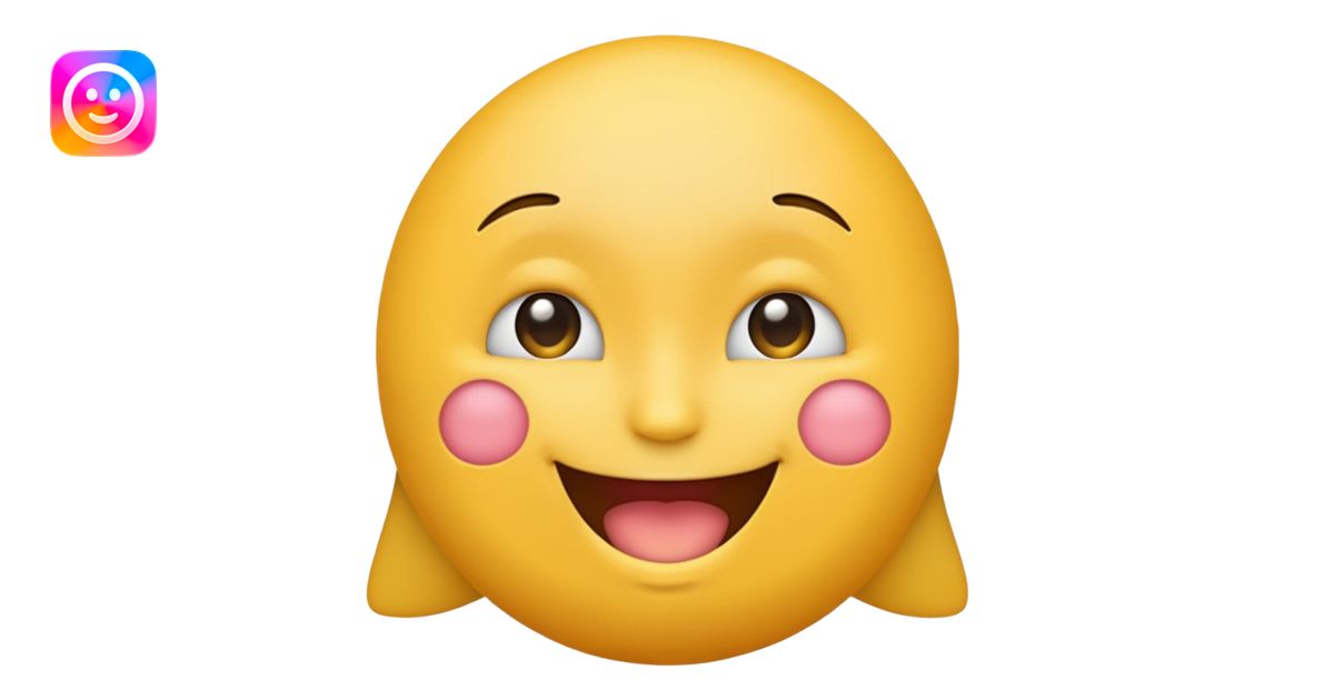 Emoji face with big butt emoji | AI Emoji Generator