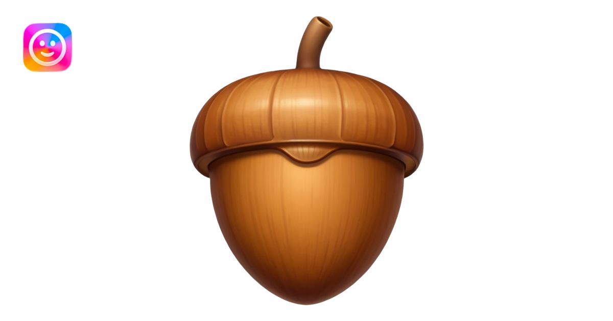 acorn emoji | AI Emoji Generator