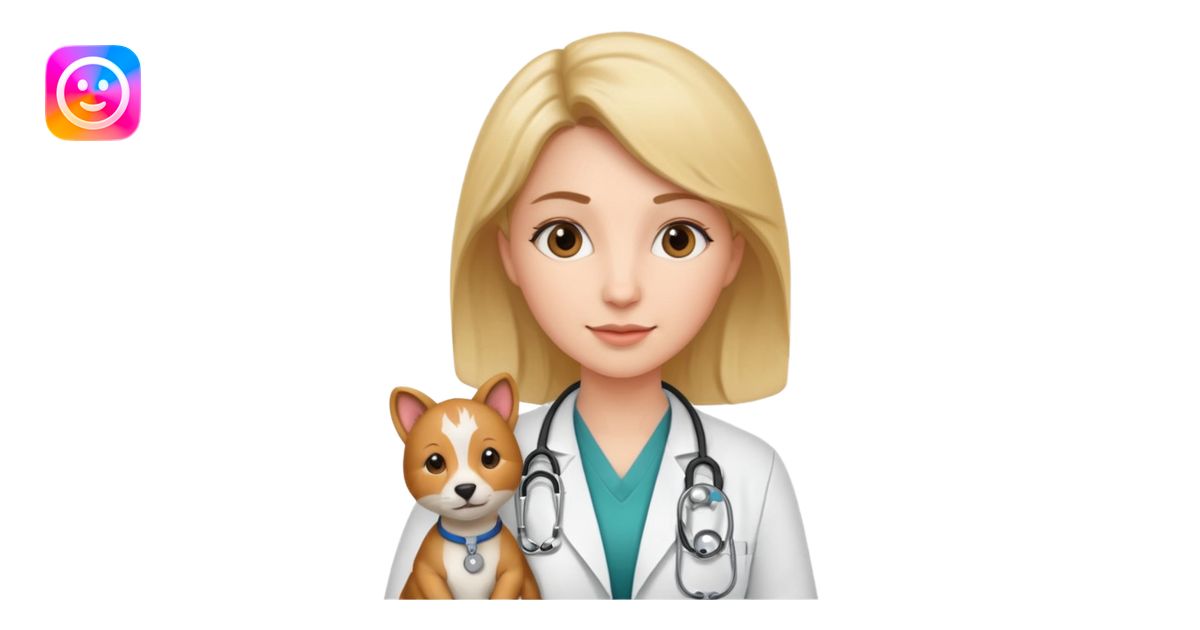 animal vet doctor woman emoji | AI Emoji Generator
