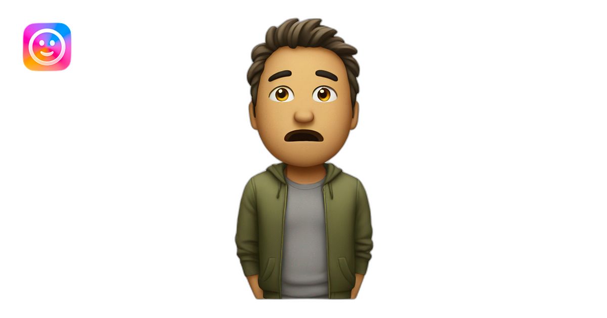 dissapointed-with-own-performance emoji | AI Emoji Generator