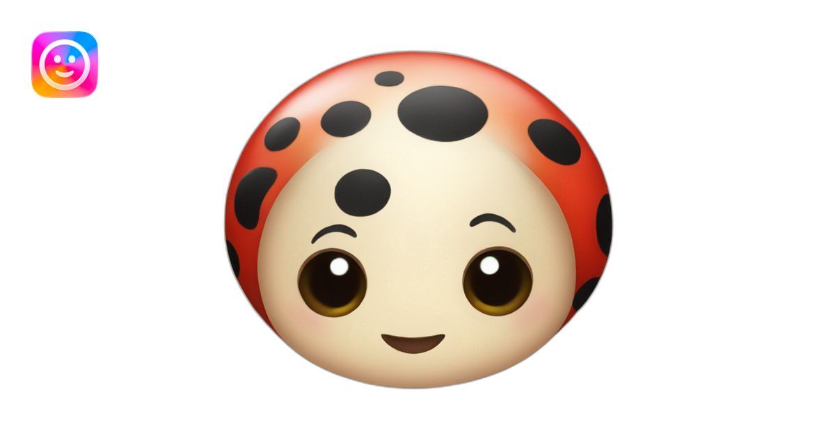 Ladybug emoji | AI Emoji Generator