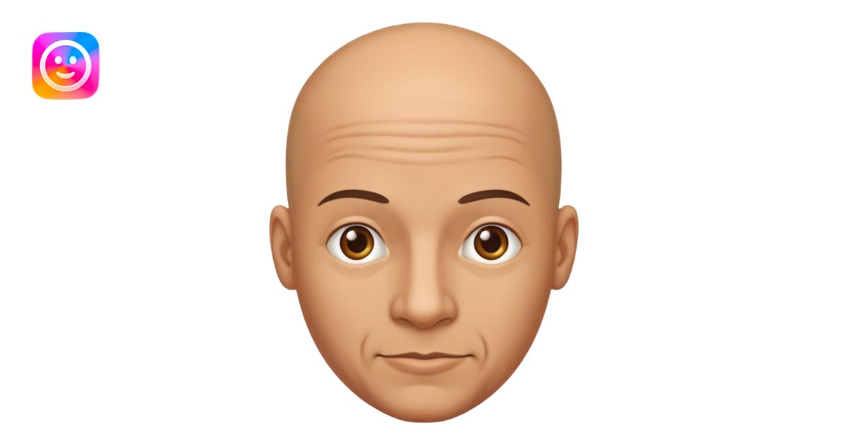 bald man emoji | AI Emoji Generator