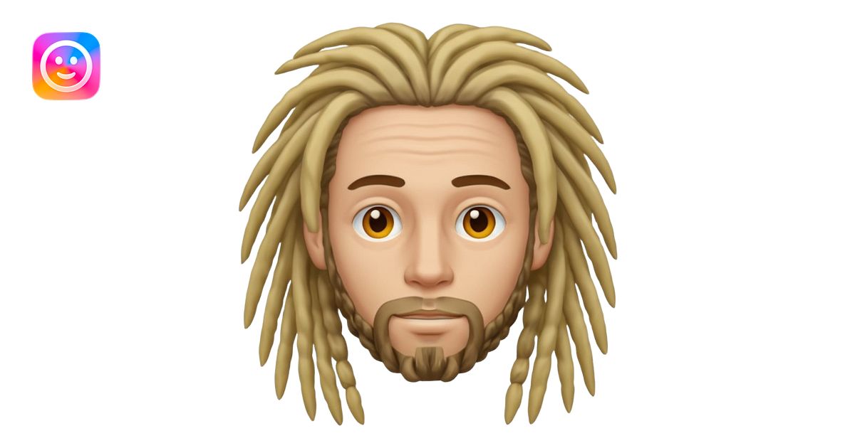 white man with dreadlocks emoji | AI Emoji Generator