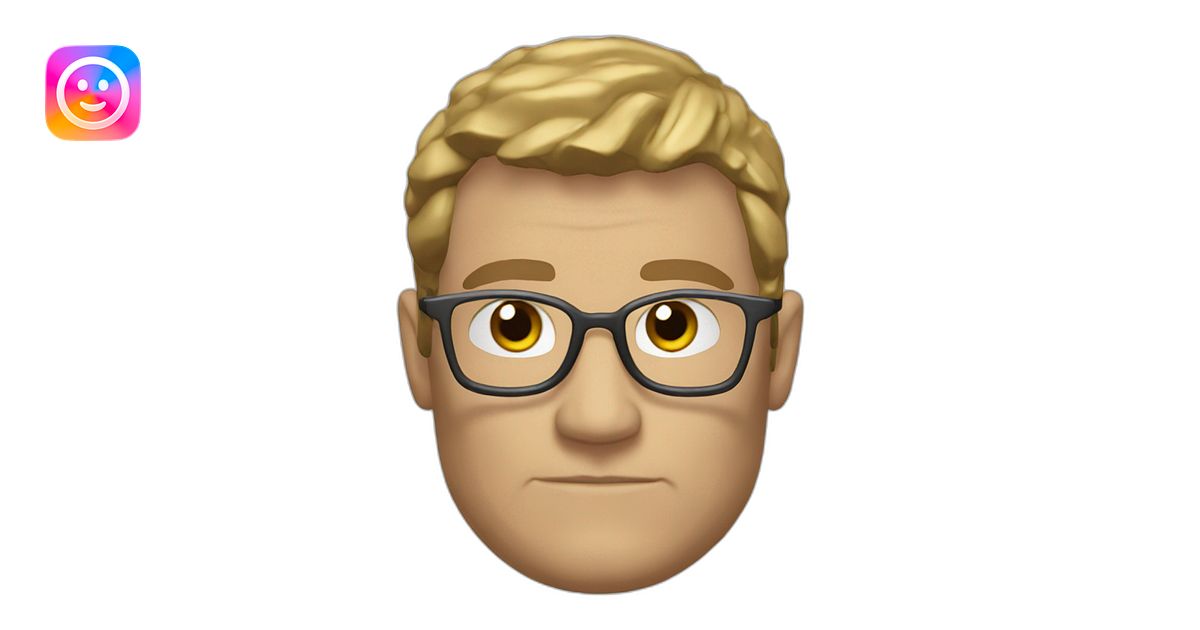 Daniel Jackson from Stargate reading a book emoji | AI Emoji Generator