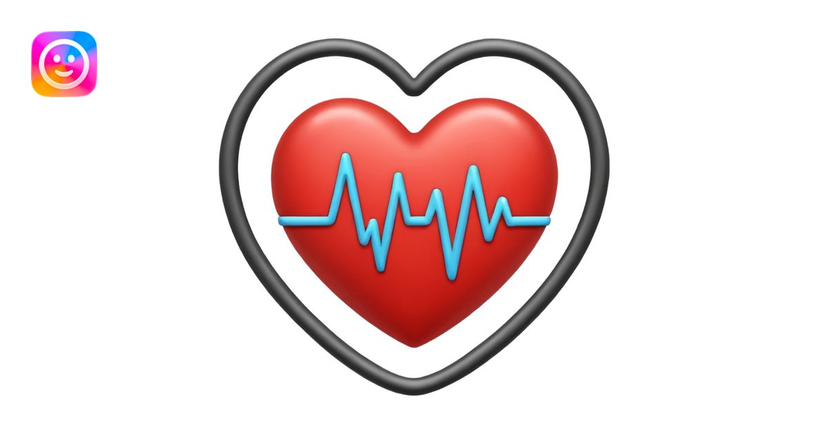 heart rate emoji | AI Emoji Generator