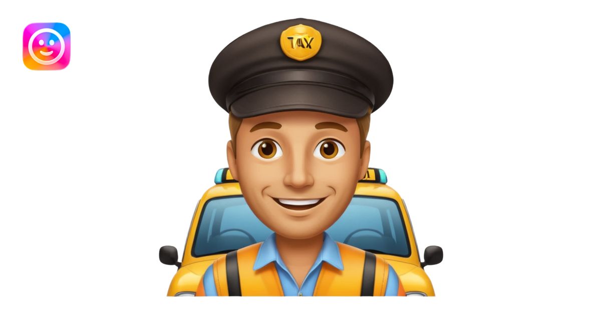 taxi driver emoji | AI Emoji Generator