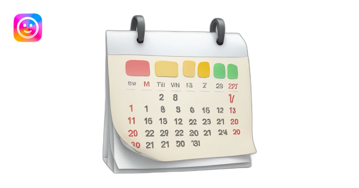 calendar emoji | AI Emoji Generator