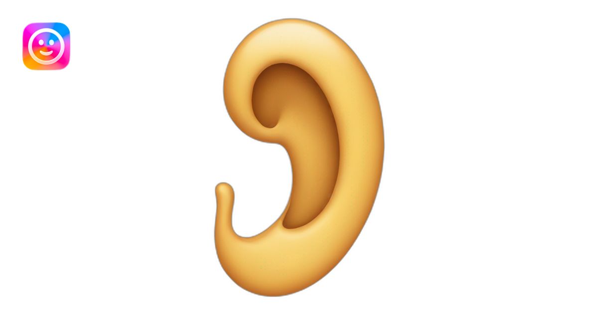 ear listening emoji | AI Emoji Generator
