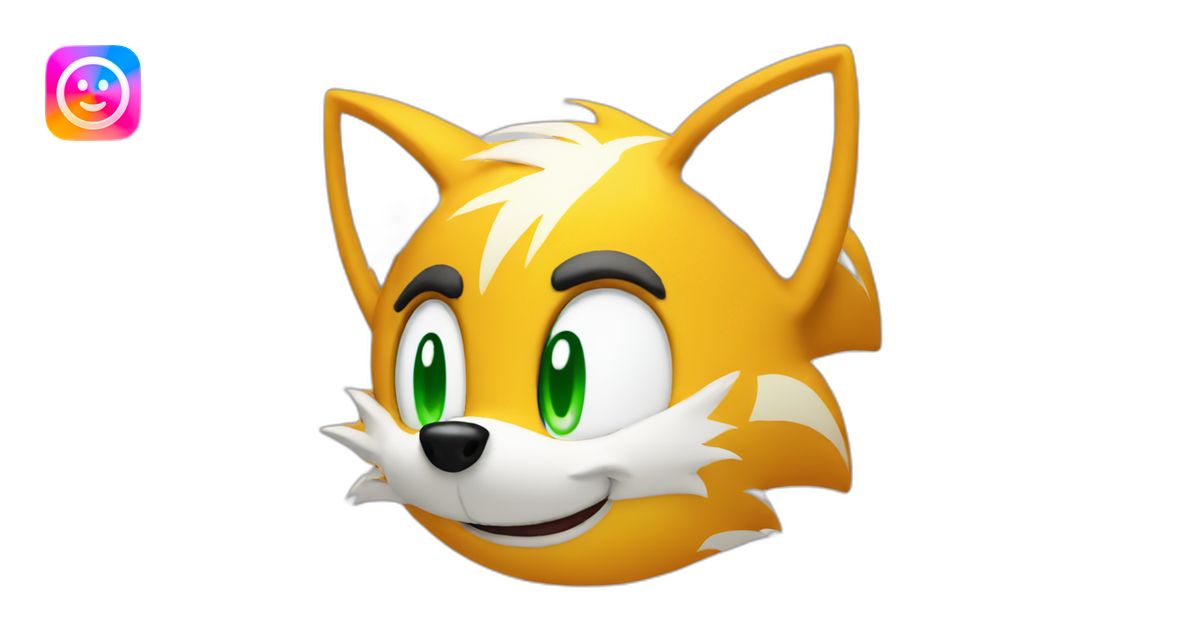 tails sonic emoji | AI Emoji Generator