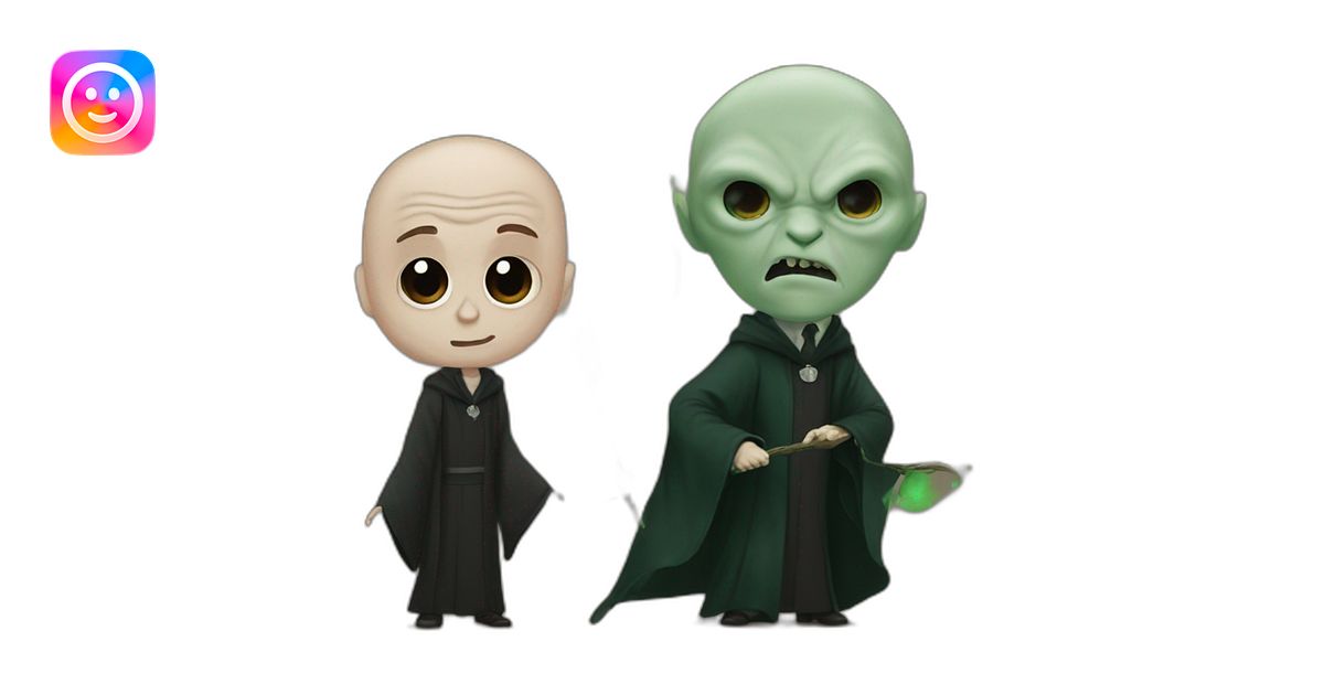 Harry potter vs Voldemort emoji | AI Emoji Generator