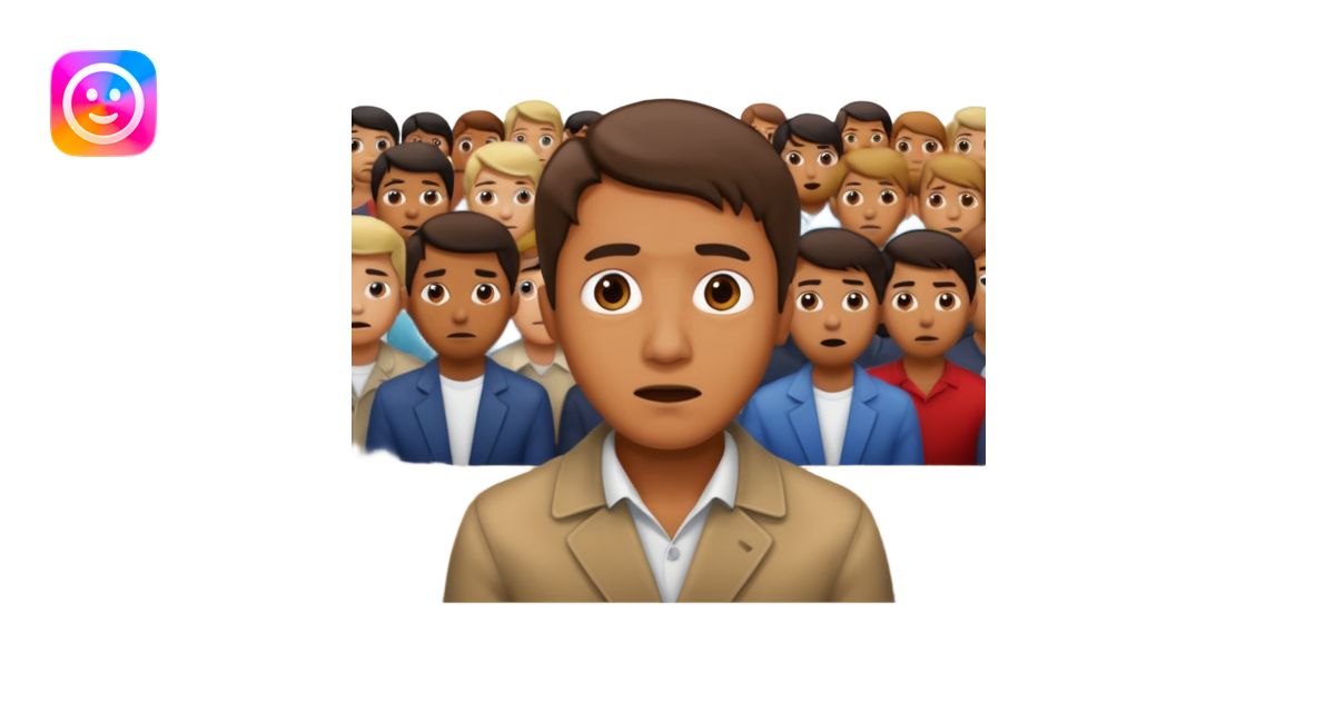 a famous artist FEELING FEAR, with the audience BEHIND HIM emoji | AI ...
