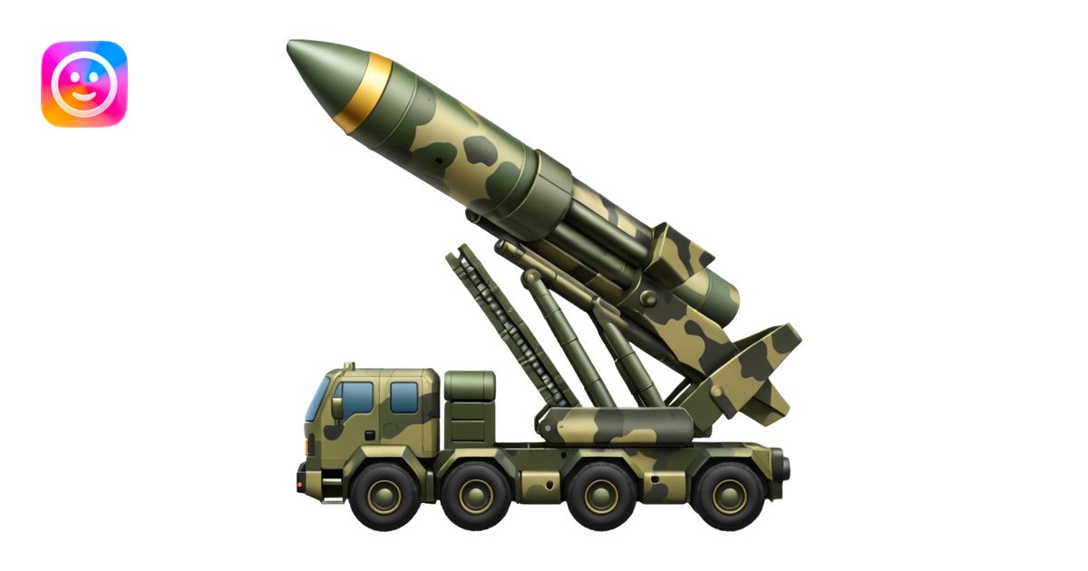 military Multiple Rocket Launch System emoji | AI Emoji Generator