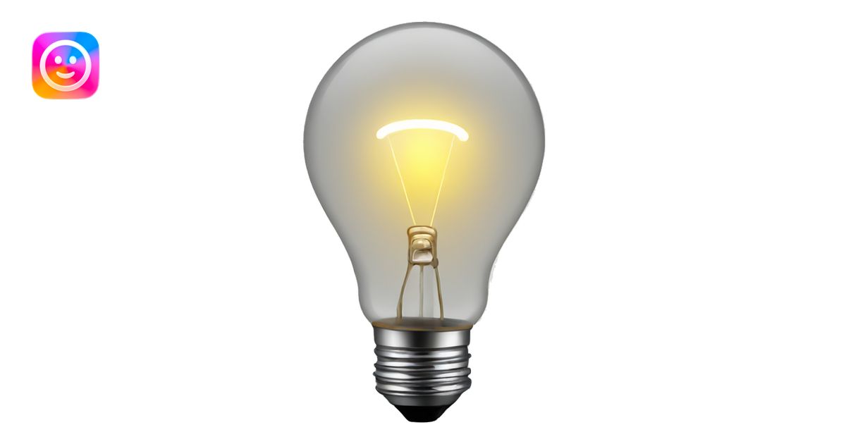 light bulb emoji | AI Emoji Generator