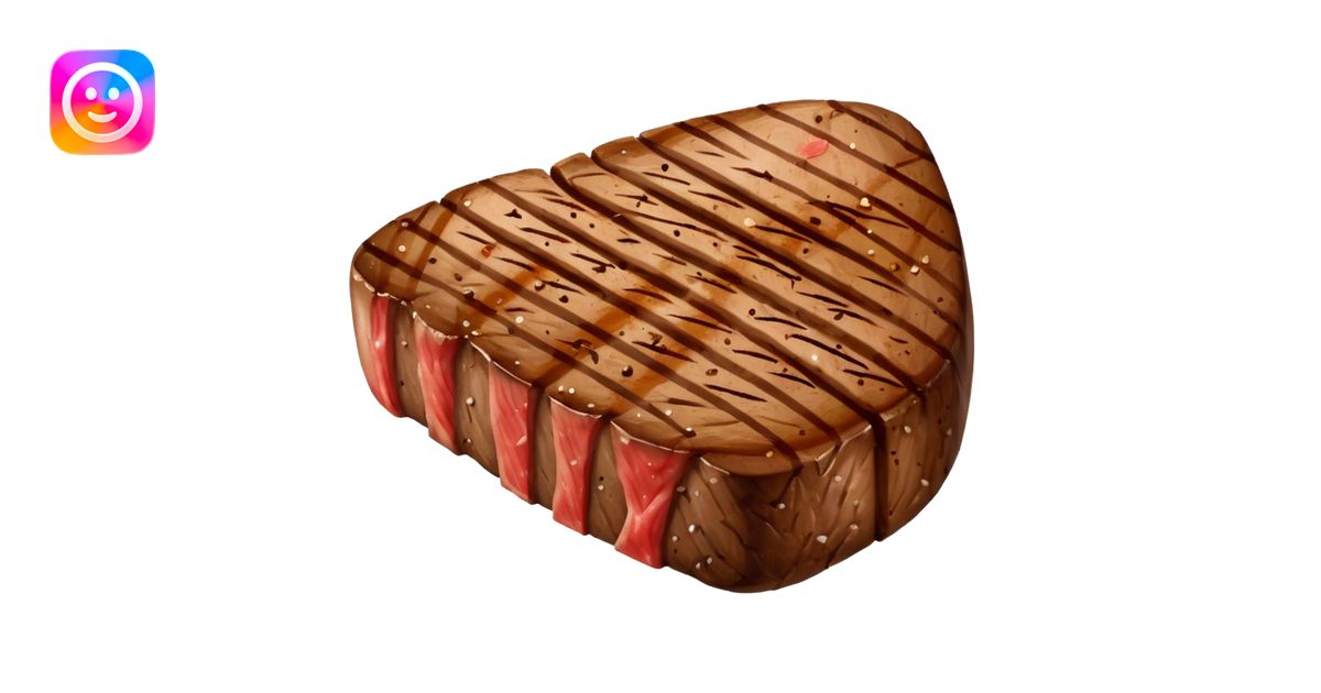 steak emoji | AI Emoji Generator