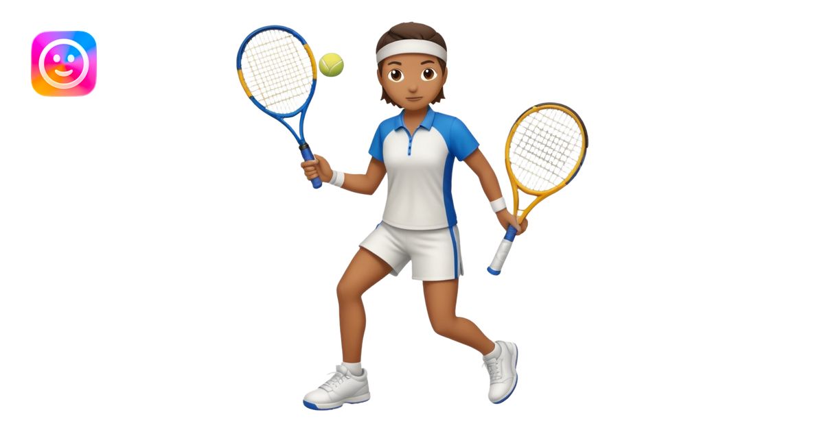 High resolution full body of a tennis player with just a one racket ...