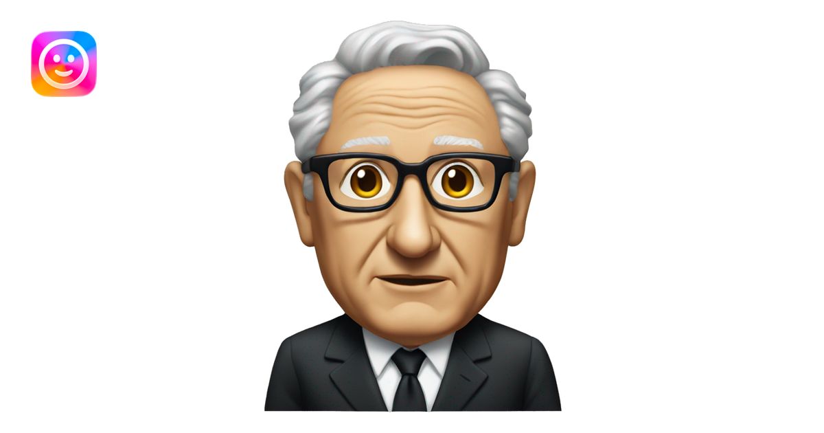 Henry Kissinger emoji | AI Emoji Generator