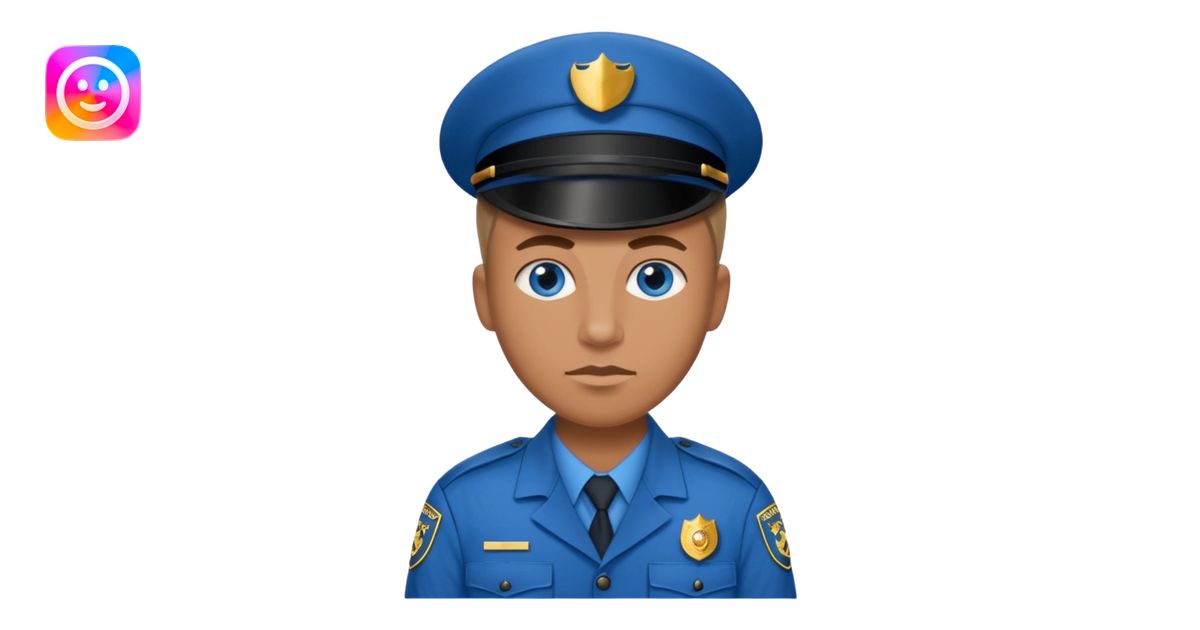 Blue eyed correctional sergeant baker emoji | AI Emoji Generator