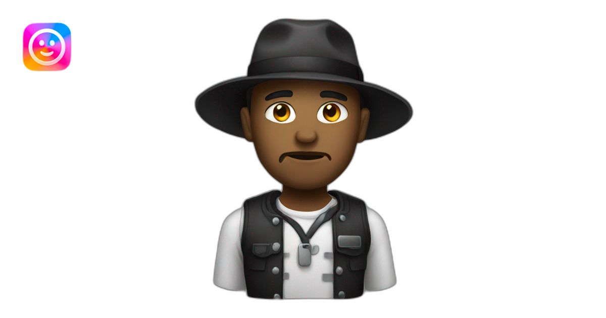 A criminal emoji | AI Emoji Generator