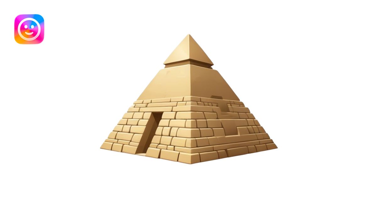 Pyramid emoji | AI Emoji Generator