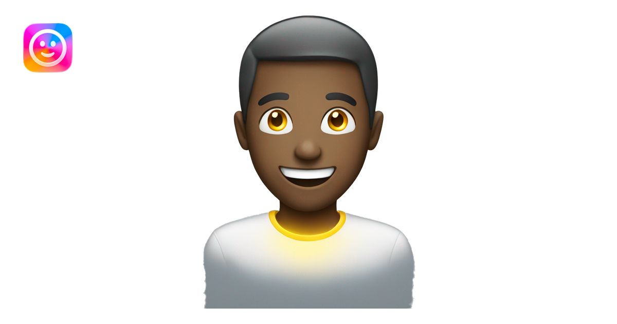Smile wearing lights emoji | AI Emoji Generator