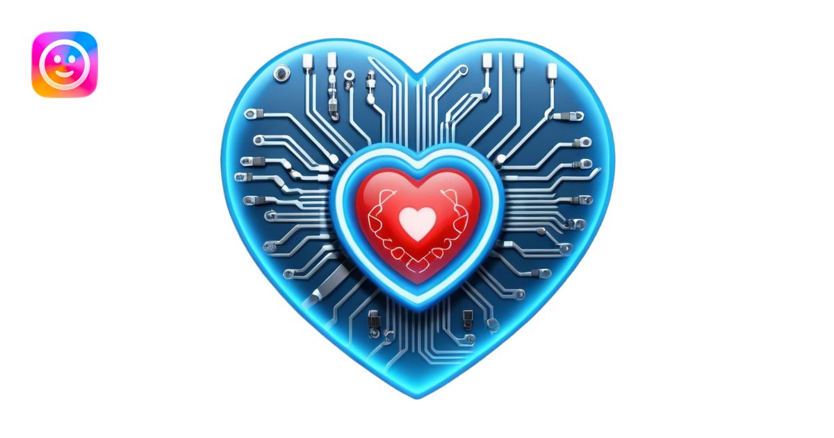 internet security heart emoji | AI Emoji Generator