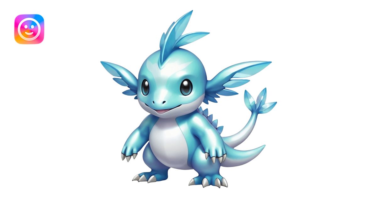 Pearlescent White Ghost-Soft Glimmer-Veined Pokémon-Fakémon-Digimon ...