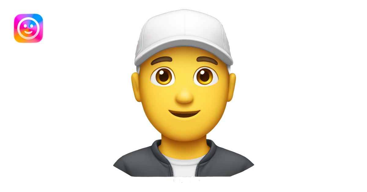 White cap guy emoji | AI Emoji Generator