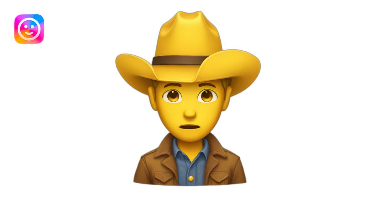 crying yellow cowboy emoji | AI Emoji Generator